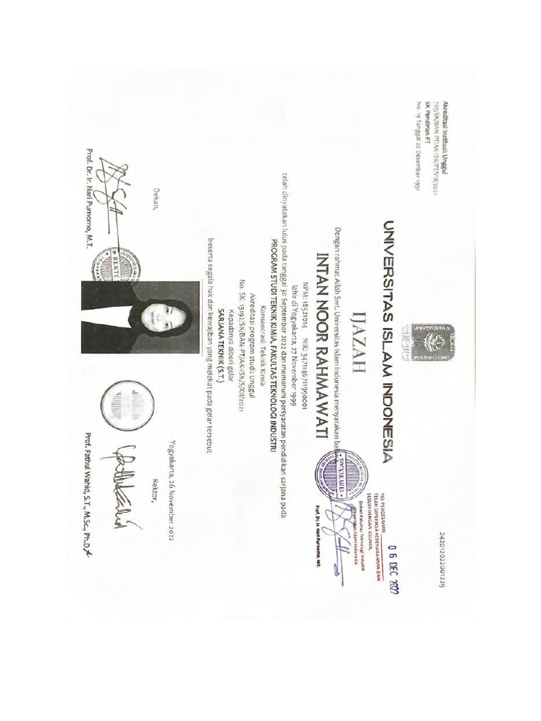Ijazah_Intan Noor Rahmawati | PDF Ijazah_Intan Noor Rahmawati | PDF