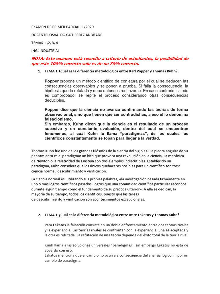 MERCADOTECNIA - Examenes Pasados - Resueltos - 1 - 2020 | PDF | Crecimiento personal y profesional