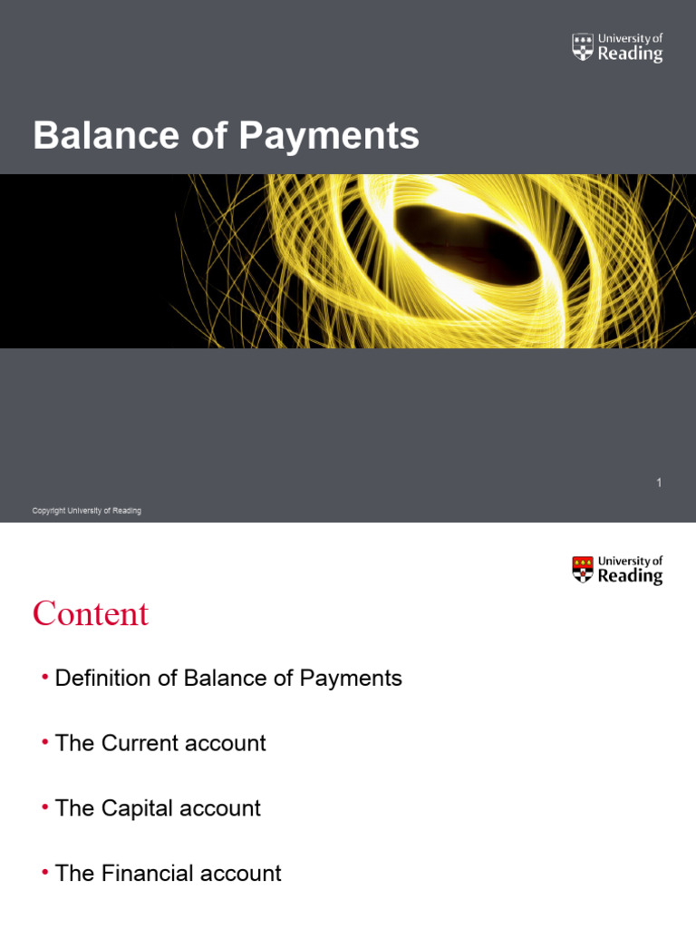 Balance of Payments | PDF | Balance Of Payments | Capital Account
