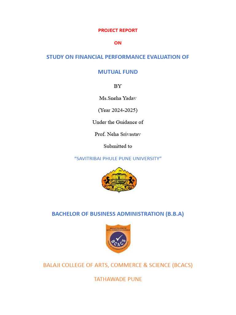 Project Report Neha Mam Final | PDF