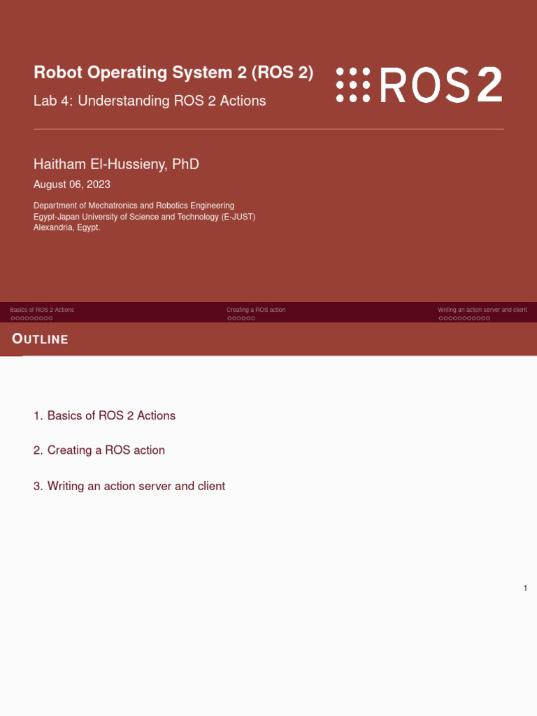 Ros Lab 4 | PDF
