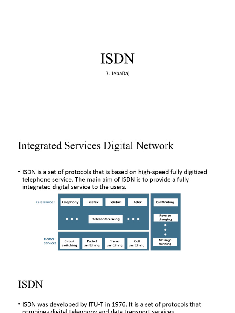 Isdn | PDF