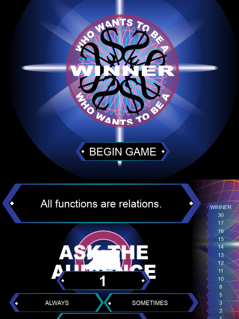 Who Wants To Be A Winner | PDF