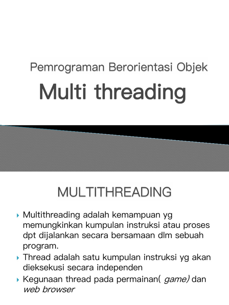 10 Multithreading Java | PDF | Teaching Methods & Materials ... 10 Multithreading Java | PDF | Teaching Methods & Materials ...