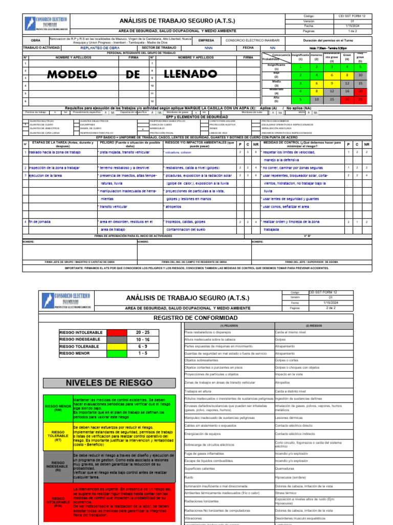 MODELO DE ATS | PDF