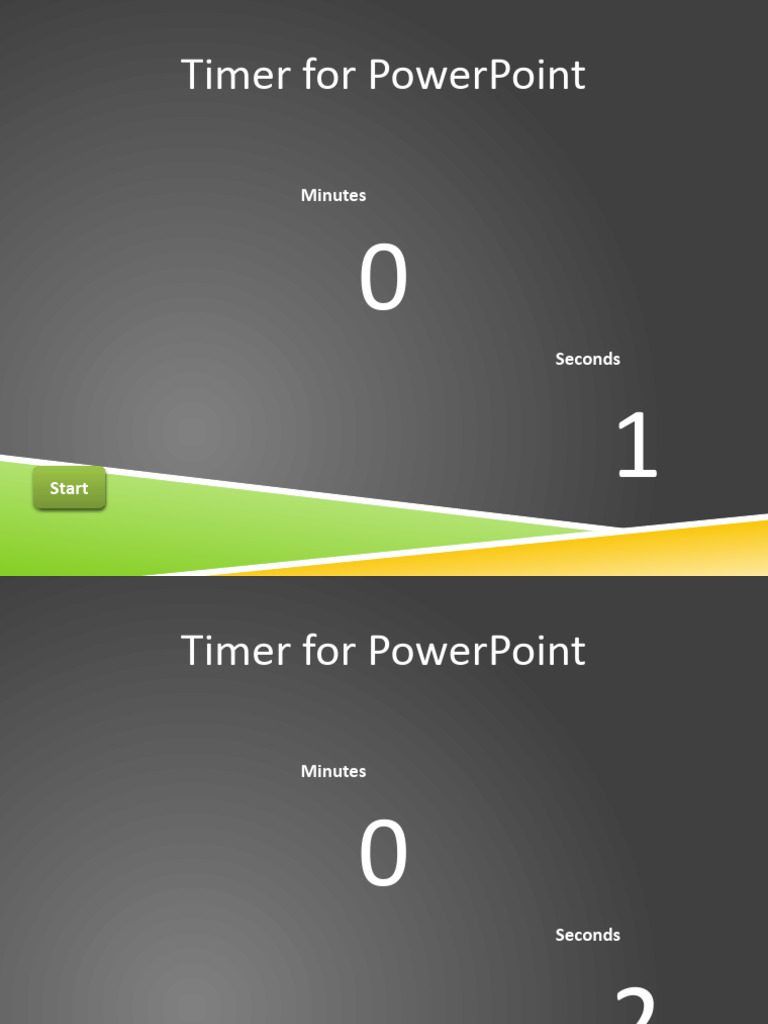 PowerPoint Timer Setup | PDF