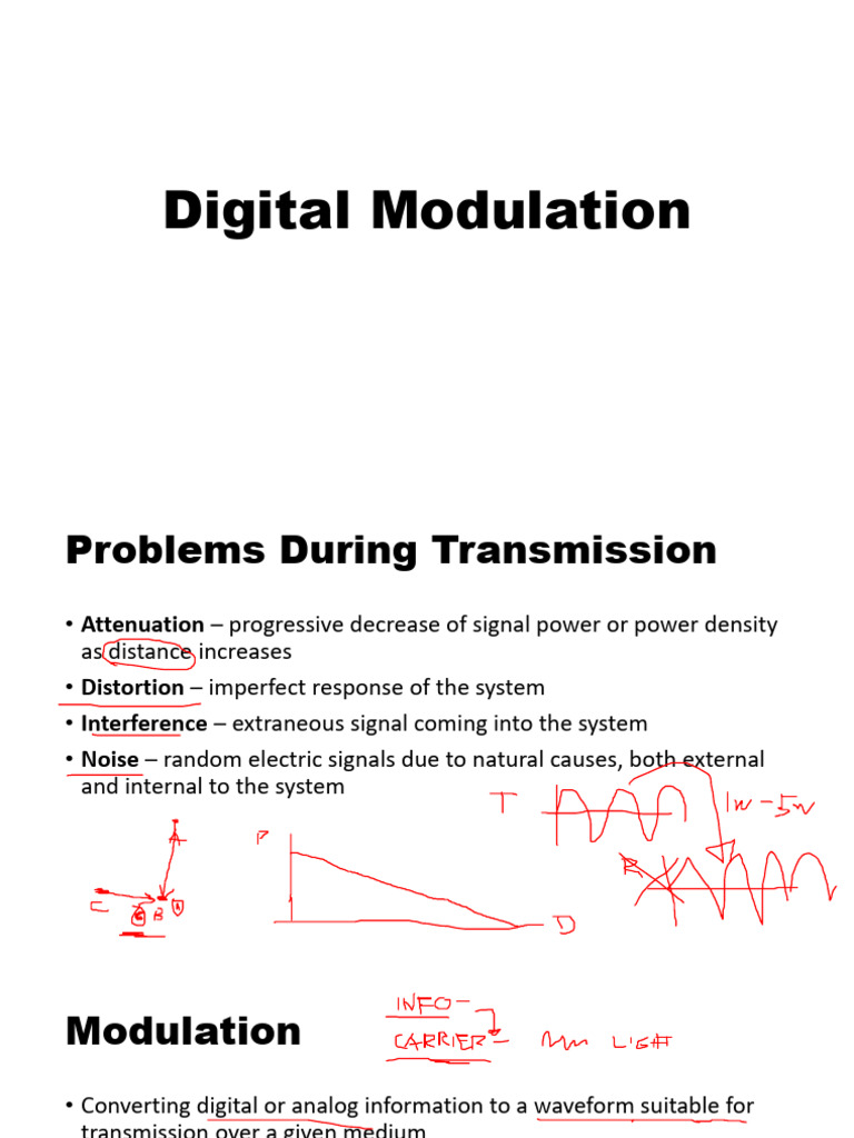 05 Digital Modulation | PDF | Modulation | Digital Signal 05 Digital Modulation | PDF | Modulation | Digital Signal