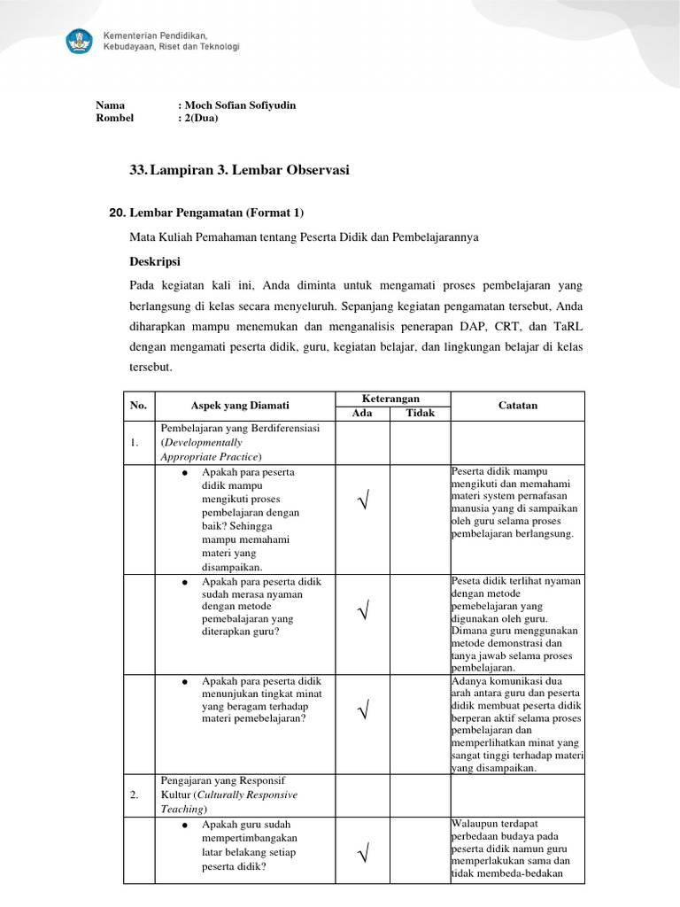 Moch Sofian Sofiyudin T1 Elaborasi Pemahaman | PDF | Karier & Perkembangan
