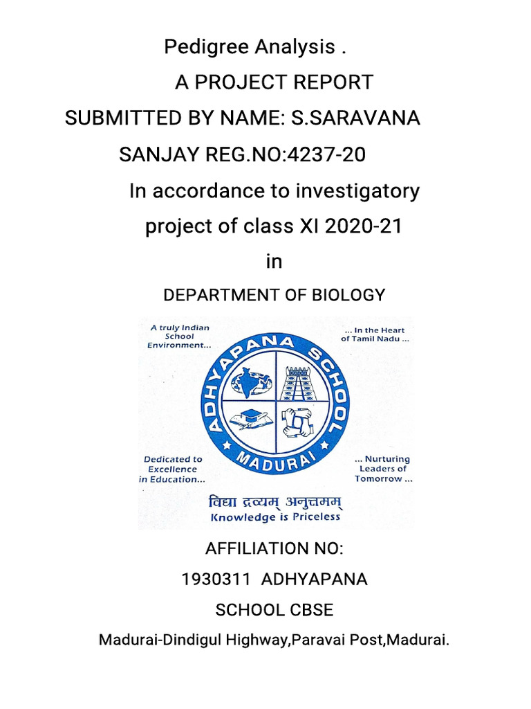 Bio Investigatory Project | PDF