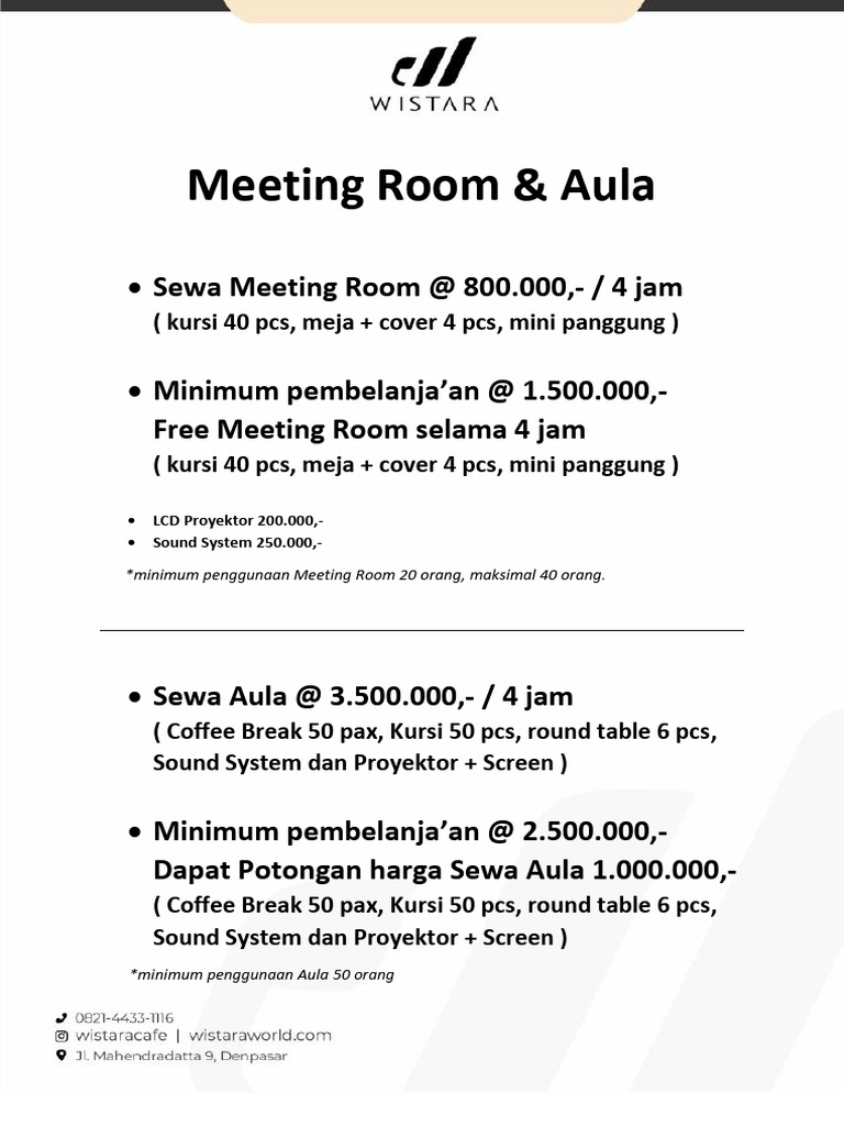 Meeting Room & Aula 1 | PDF