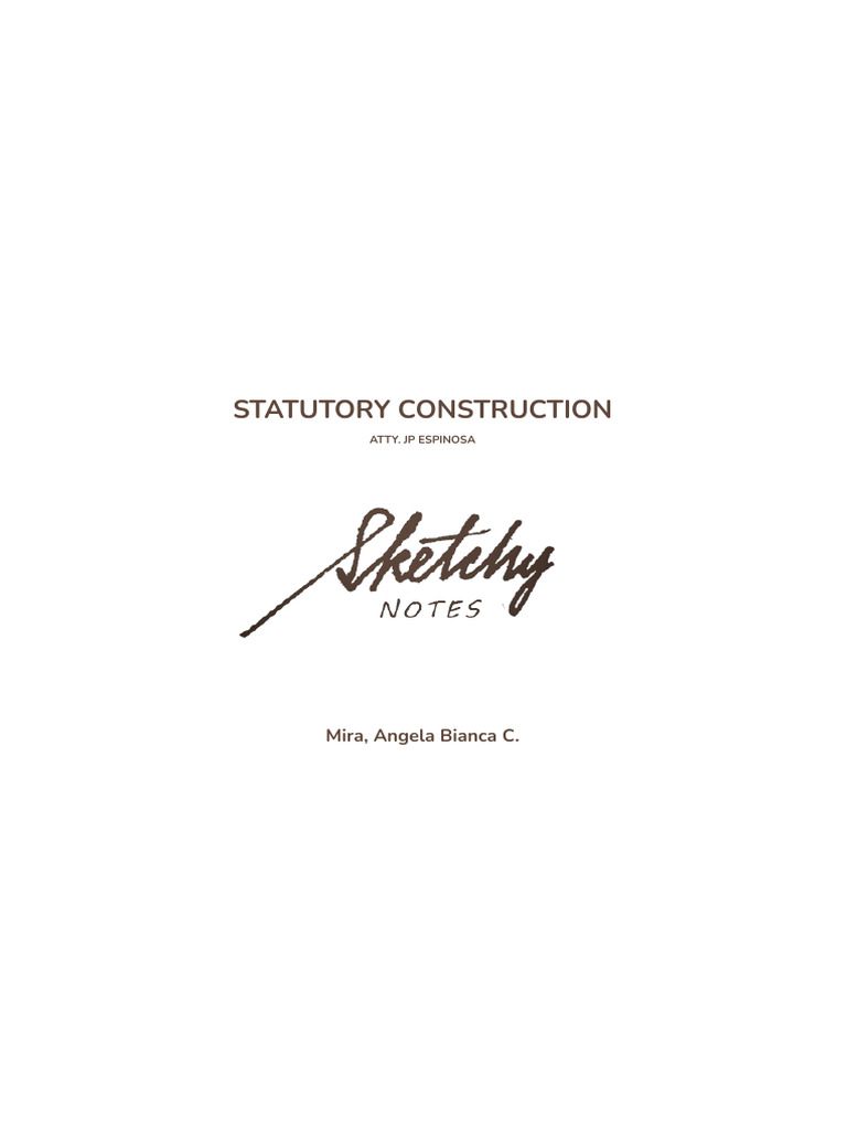 SKETCHY Notes - StatCon (Finals Only) | PDF | Bill (Law) | American ...