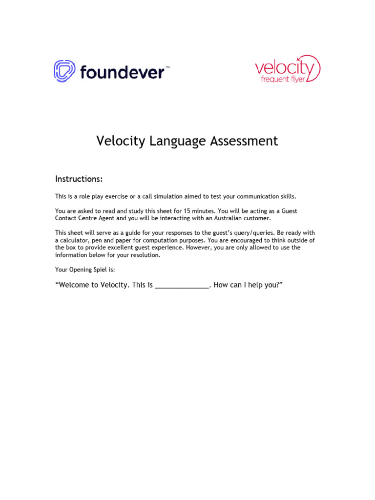 Velocity Frequent Flyer Call Guide | PDF | Credit Card | Payments
