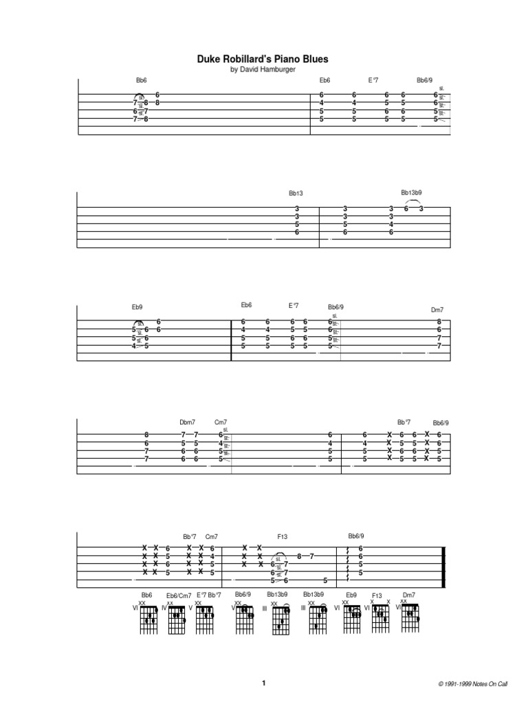 Duke Robillards Piano Blues | PDF