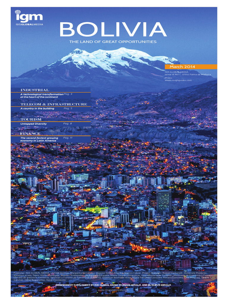 IGM_BOLIVIA_ | PDF | Bolivia | Infrastructure