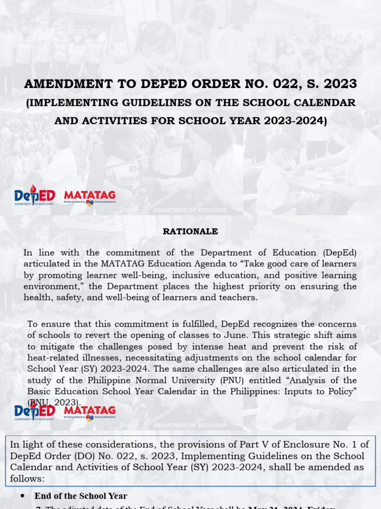 Amendment of Do 022 S. 2023 For Consultation v2 | PDF