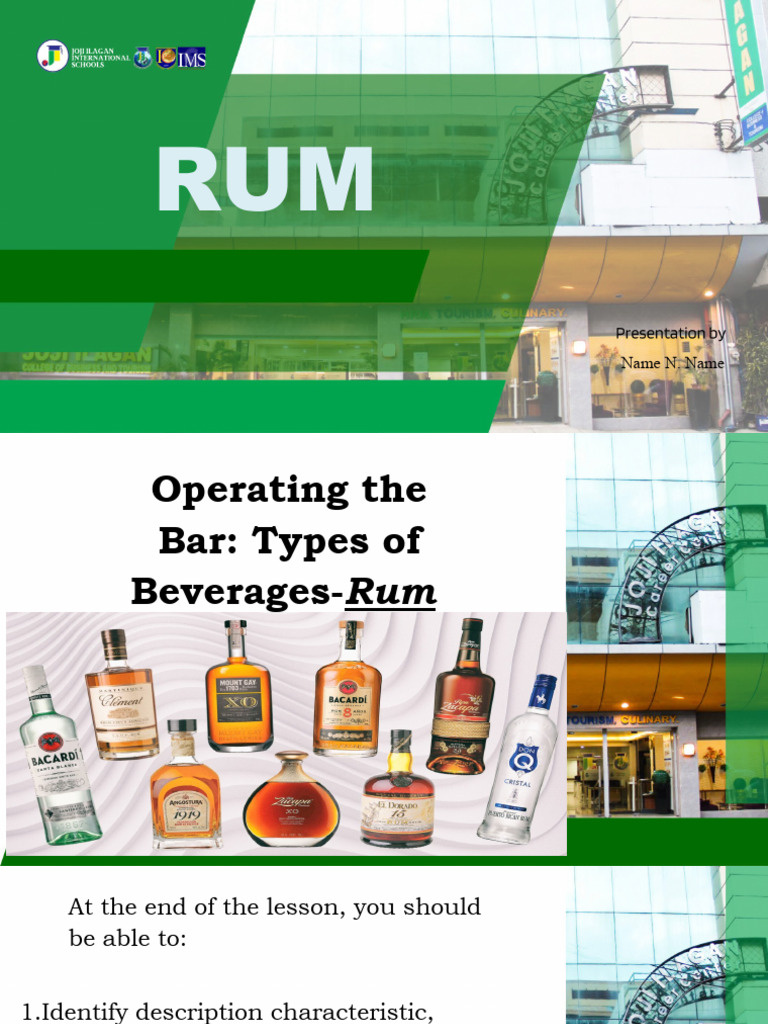 15mppt Bar Rum | PDF | Cooking, Food & Wine