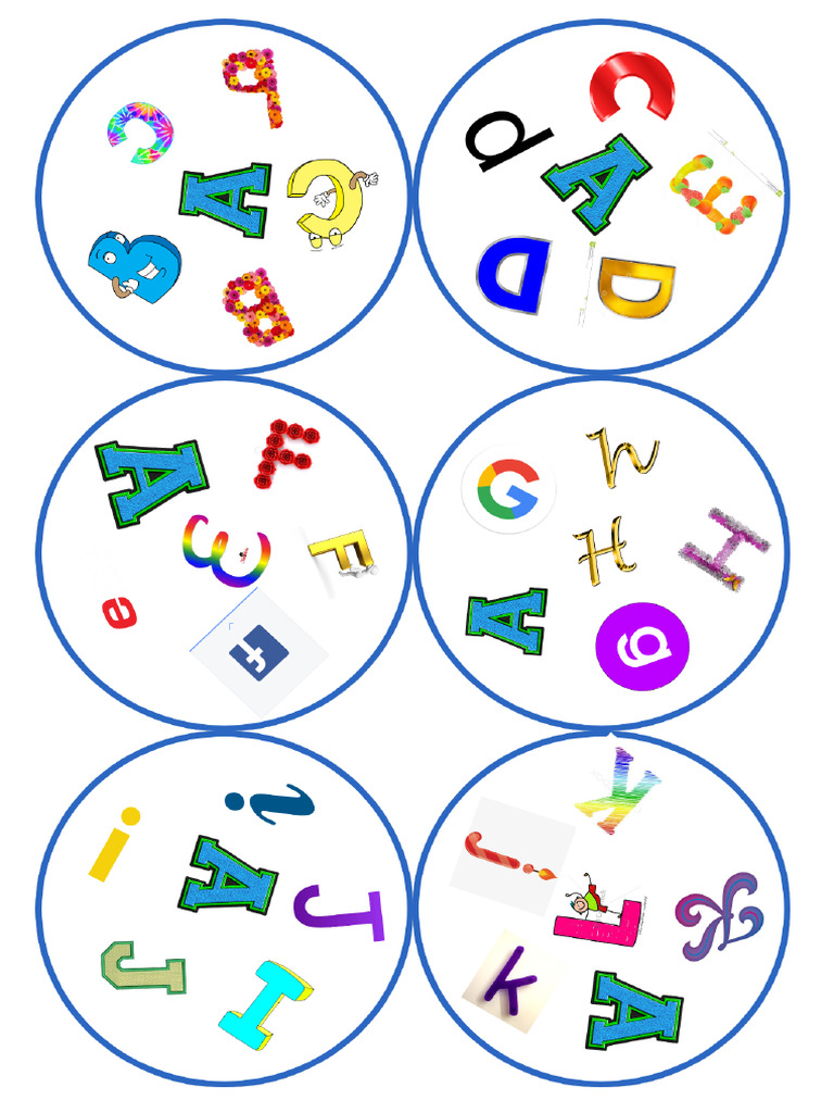 Dobble English Alphabet | PDF