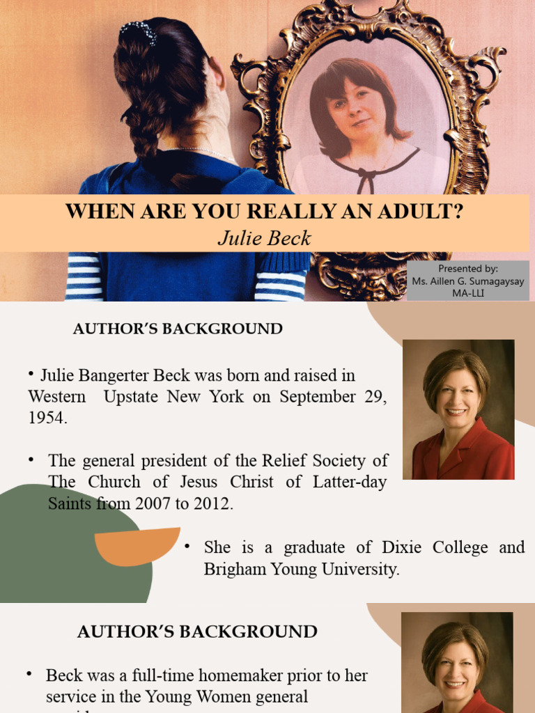 When Are You Really An Adult by Julie Beck | PDF | Adults | Behavioural ...