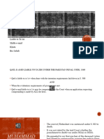 Kinds of Qatal | PDF | Mens Rea | Punishments