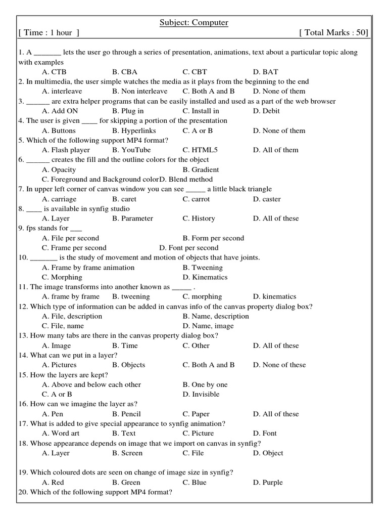 Computer practice notes | PDF