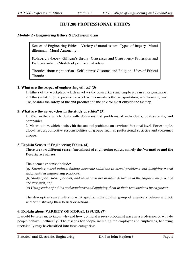 PE Question Answer Bank Module 2 New | PDF