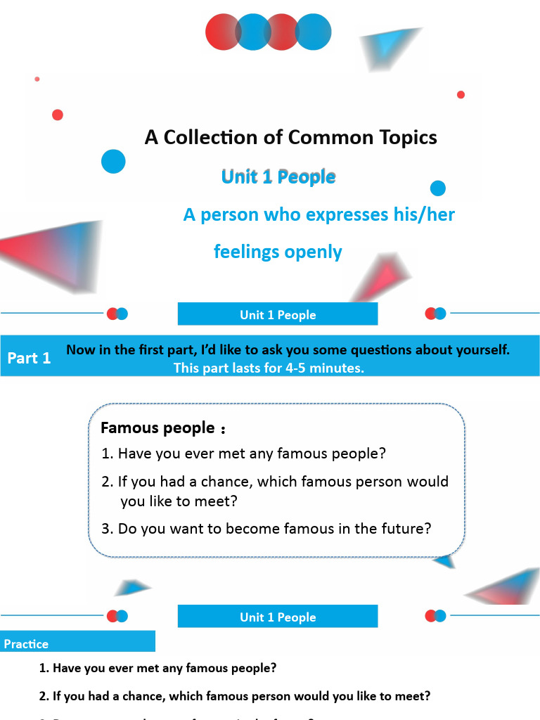 Lesson 6 Free Talk Lesson | PDF