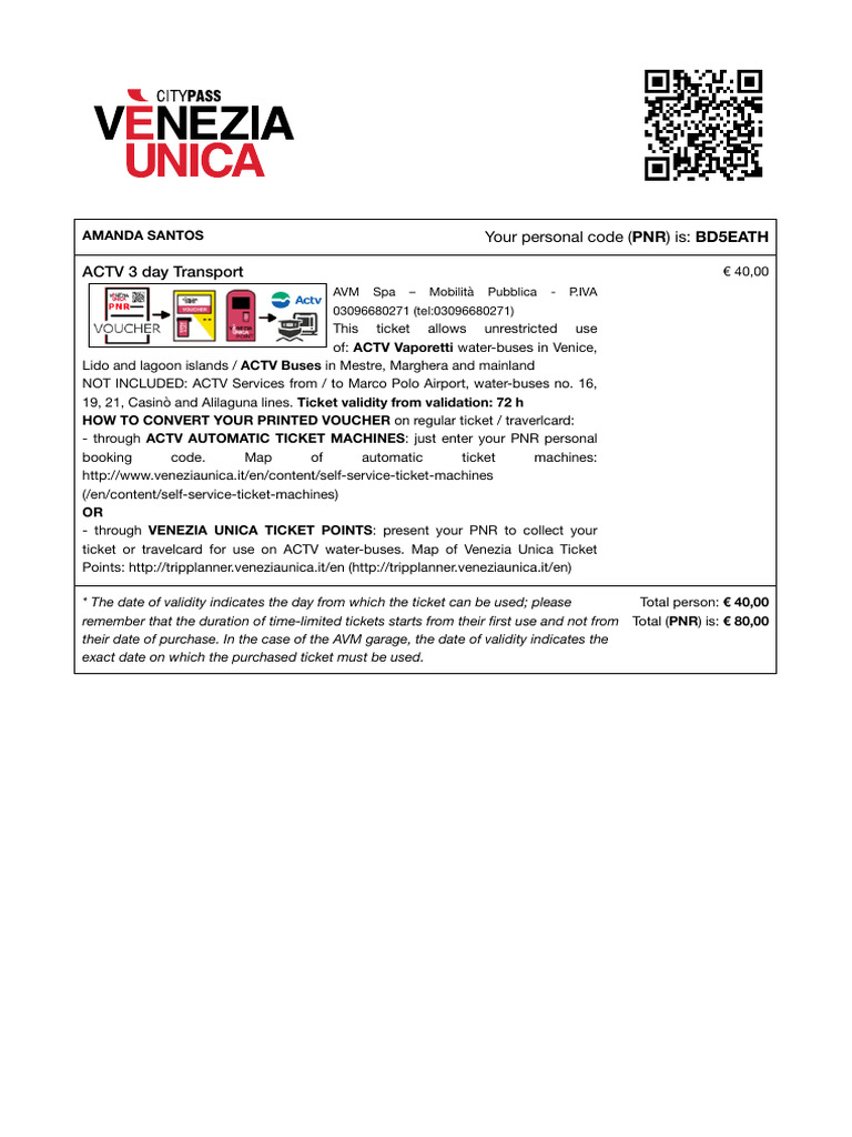 VeneziaUnica City Pass | PDF | Venice | London