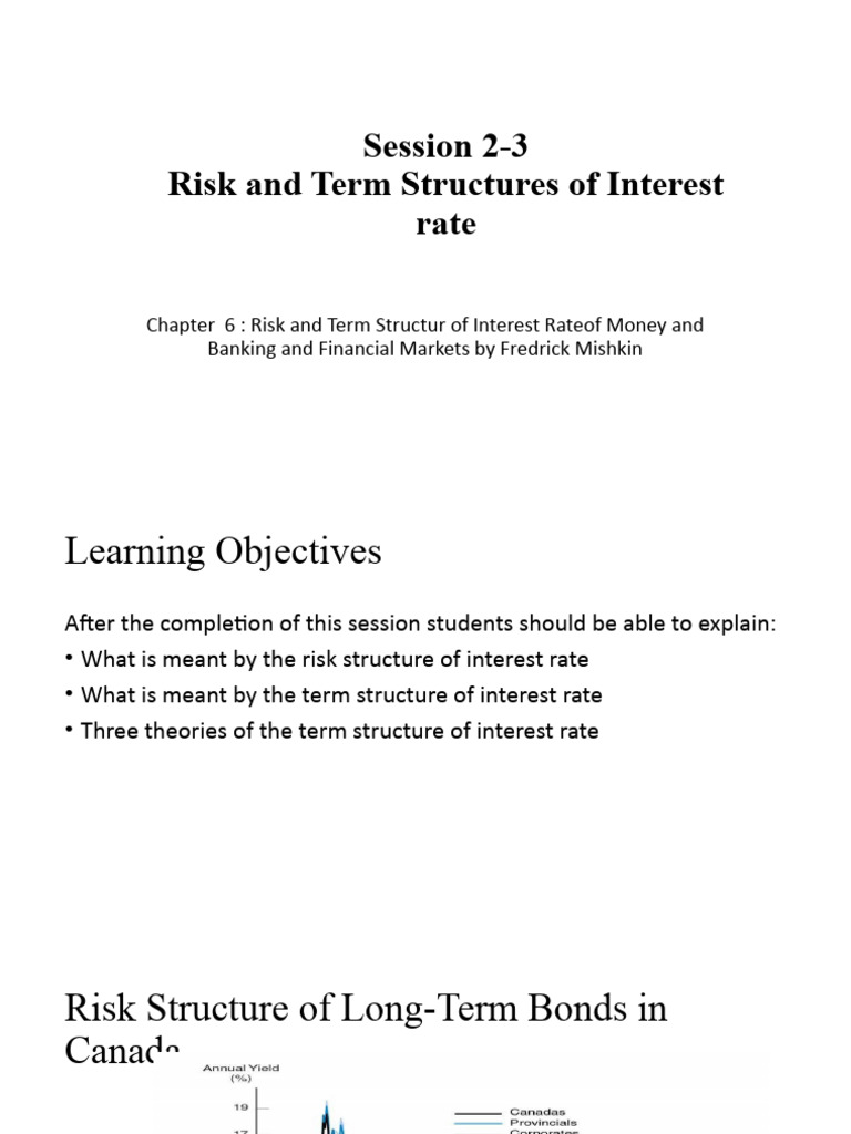 Session 2-3 - Risk and Term Structure of Interest Rate | PDF | Interest ...