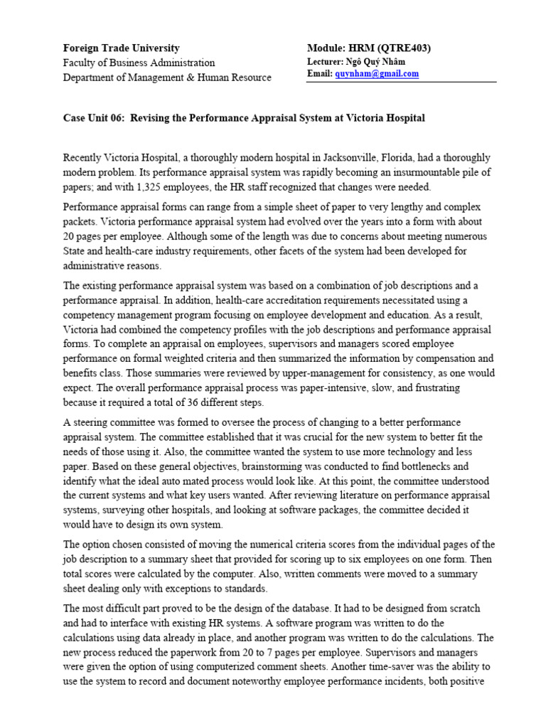 case-unit-06-revising-the-performance-appraisal-system-at-victoria ...