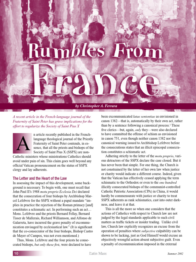 Rumbles From France | PDF