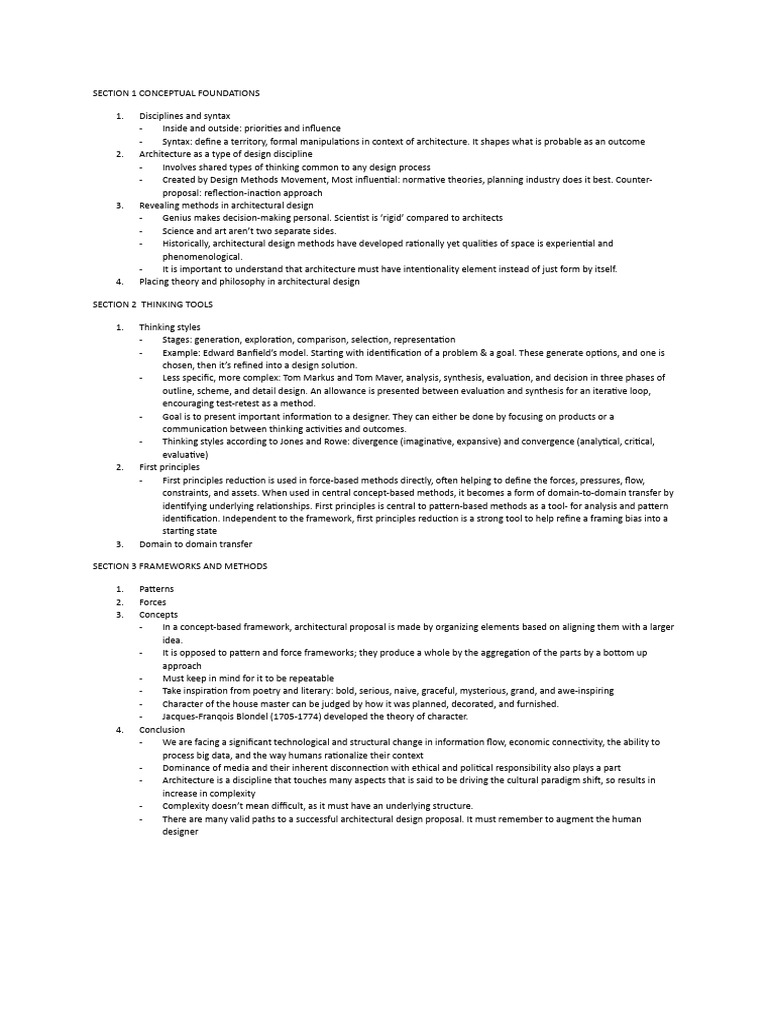 Revealing Architecture | PDF | Design | Design Methods