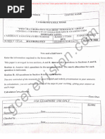 Kawlo GCE Past Questions & Answers | PDF