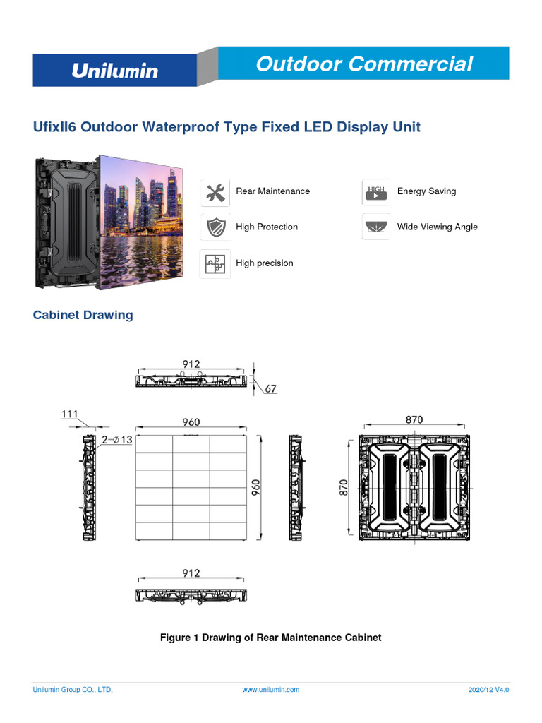 Unilumin UfixII | PDF | Pixel | Electronic Engineering