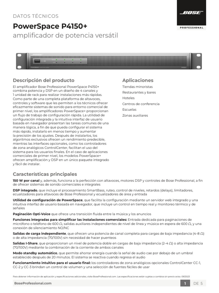 PowerSpace p4150+ | PDF