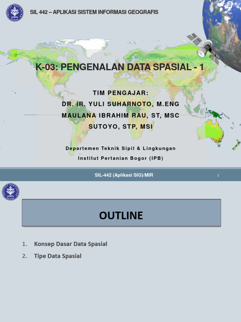 Pengenalan Data Spasial dalam SIG | PDF