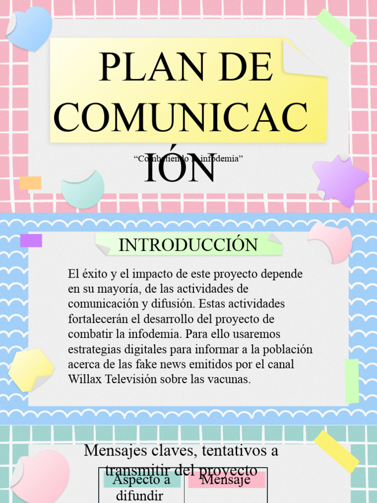 PLAN DE COMUNICACION | PDF | Comunicación humana