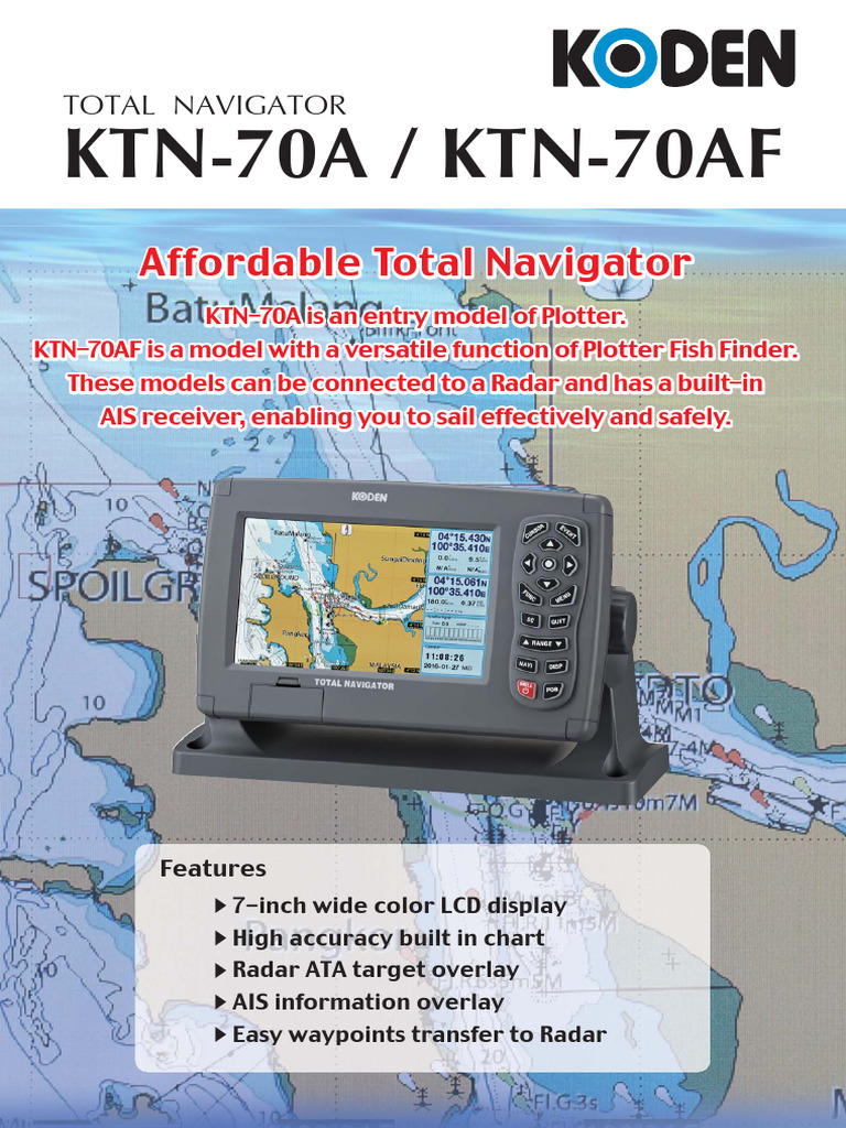 Koden KTN-70A Brochure | PDF