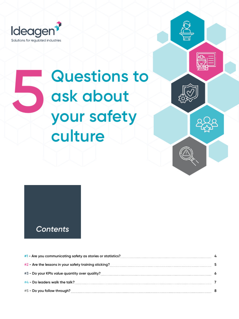 ID Ebook 5 Questions To Ask About Your Safety Culture | PDF ...