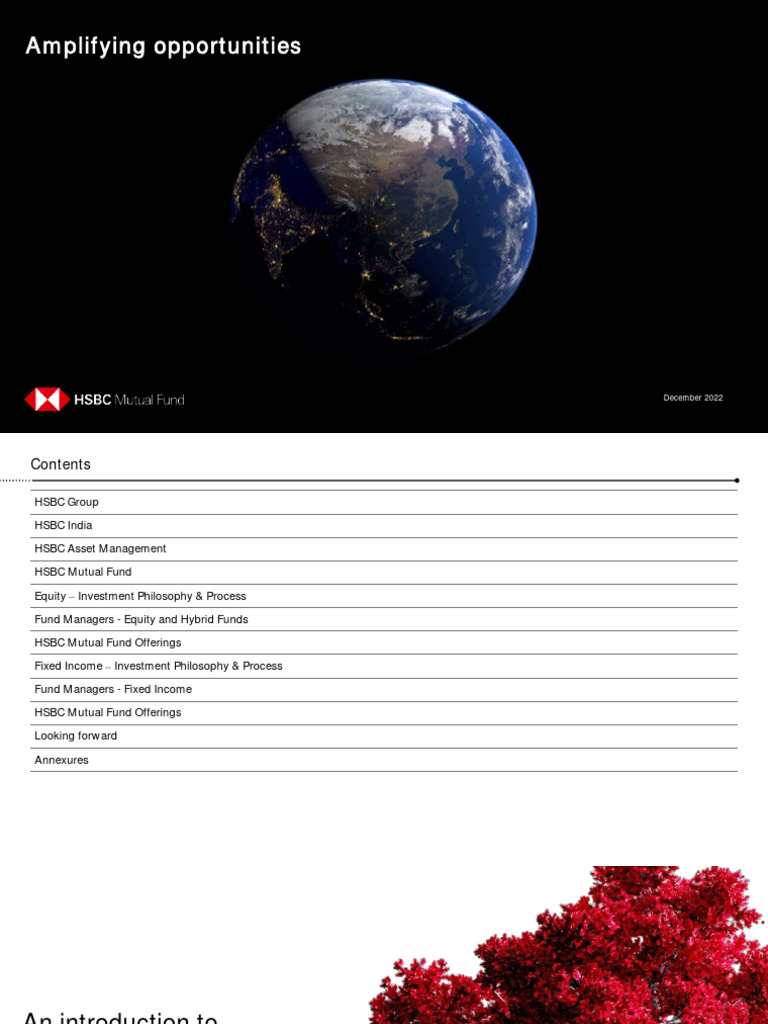 Corporate Deck HSBC MF Dec 2022 | PDF | Investing | Hsbc