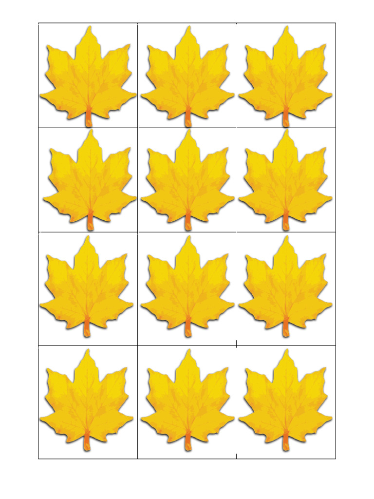 Jetoane Frunze de Toamna | PDF