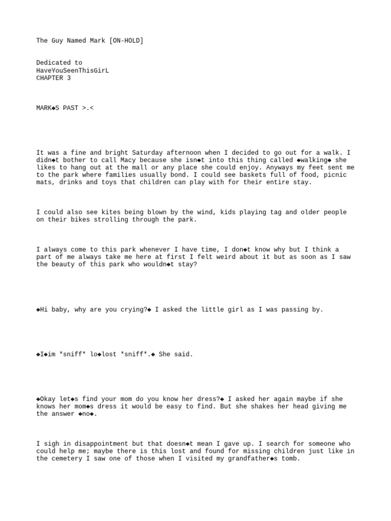The Guy Named Mark by | PDF
