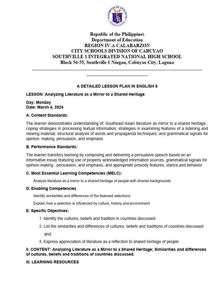 Grade 8 Heritage | PDF