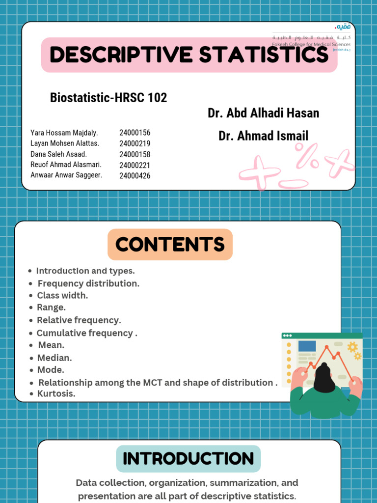 Descriptive Statistics (Presentation) . | PDF | Mean | Descriptive ...