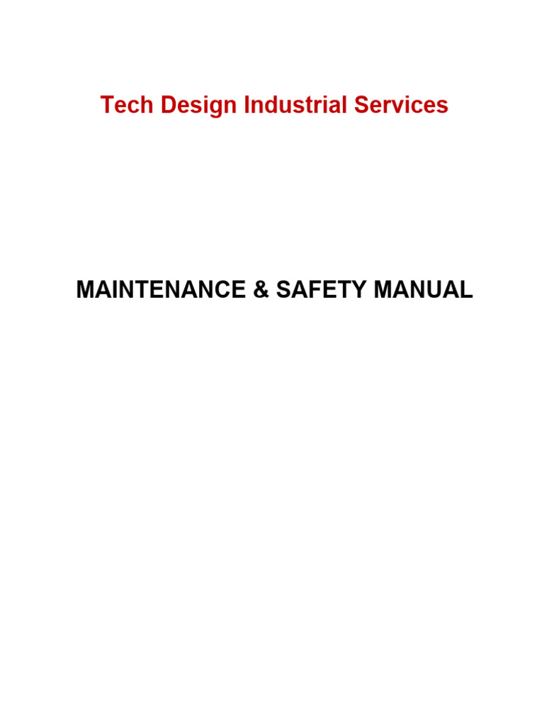 Maintenance and Safety Manual - 0518 - Web | PDF | Roof | Door