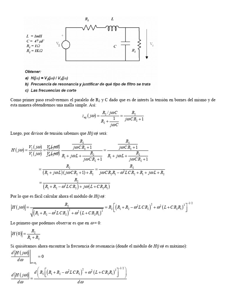 Ejercicios de circuitos eléctricos | PDF