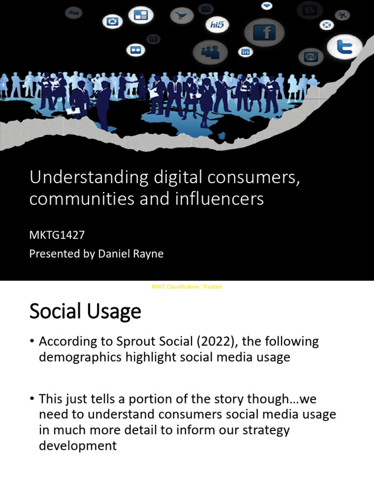 Week 3 Digital Consumers, Communities and Influencers Workshop-1 | PDF | Social Media | Popular ...