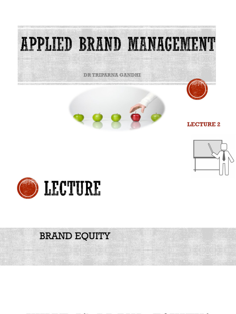 Applied Brand Management | PDF | Brand | Human Communication
