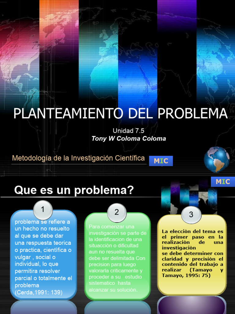 Problema de Investigacion | PDF | Método científico | Hipótesis