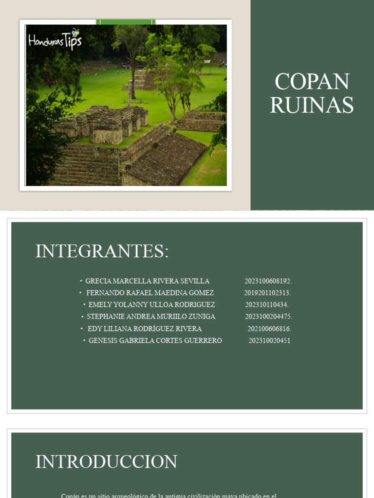 Copan Ruinas | PDF | Civilización maya | Honduras