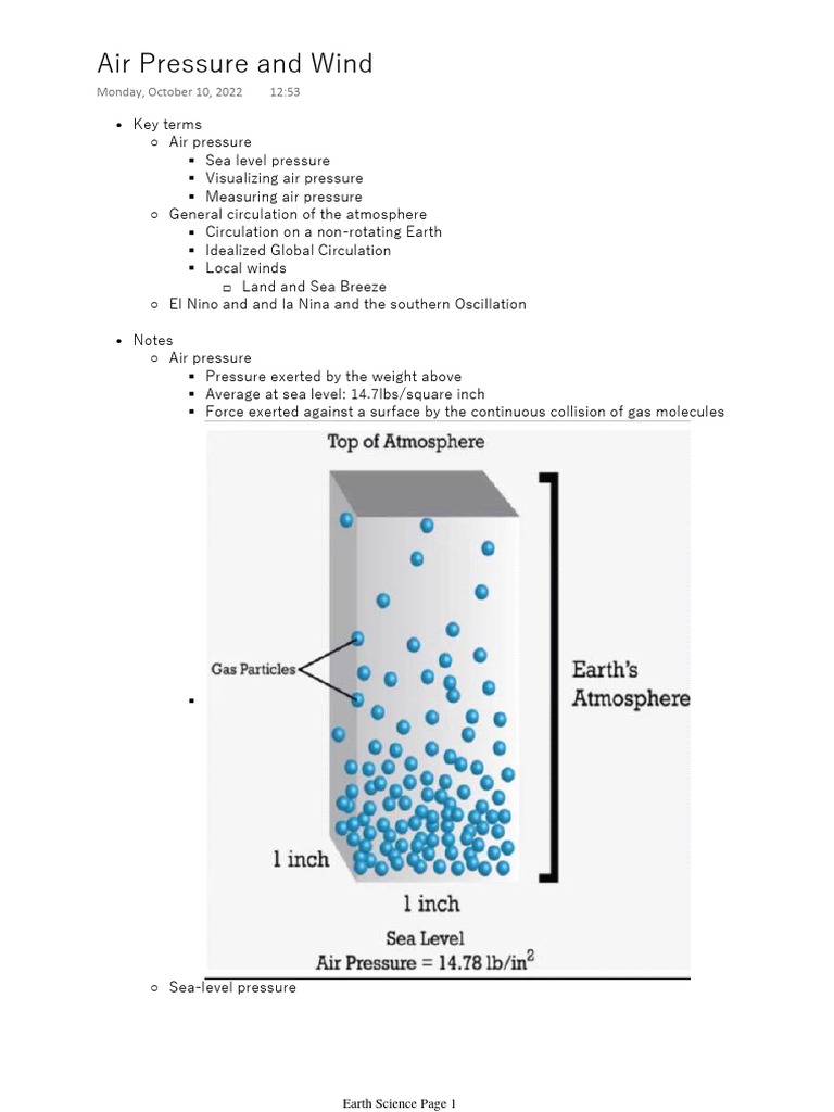 Air Pressure and Wind | PDF | Social Science
